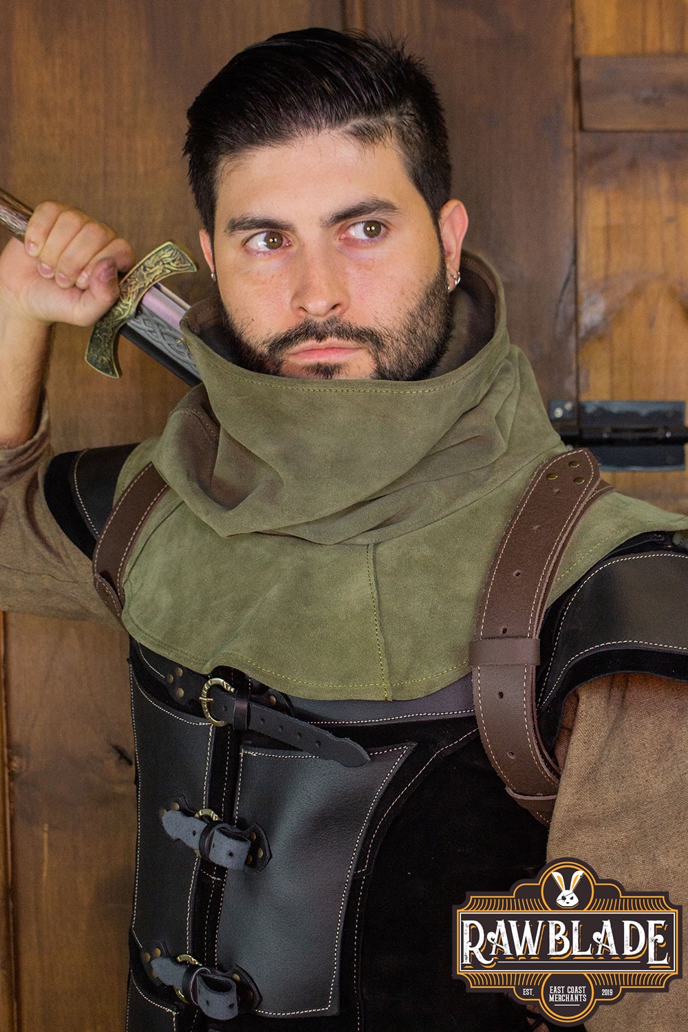 Astrid Back Holder - Brown - Rawblade