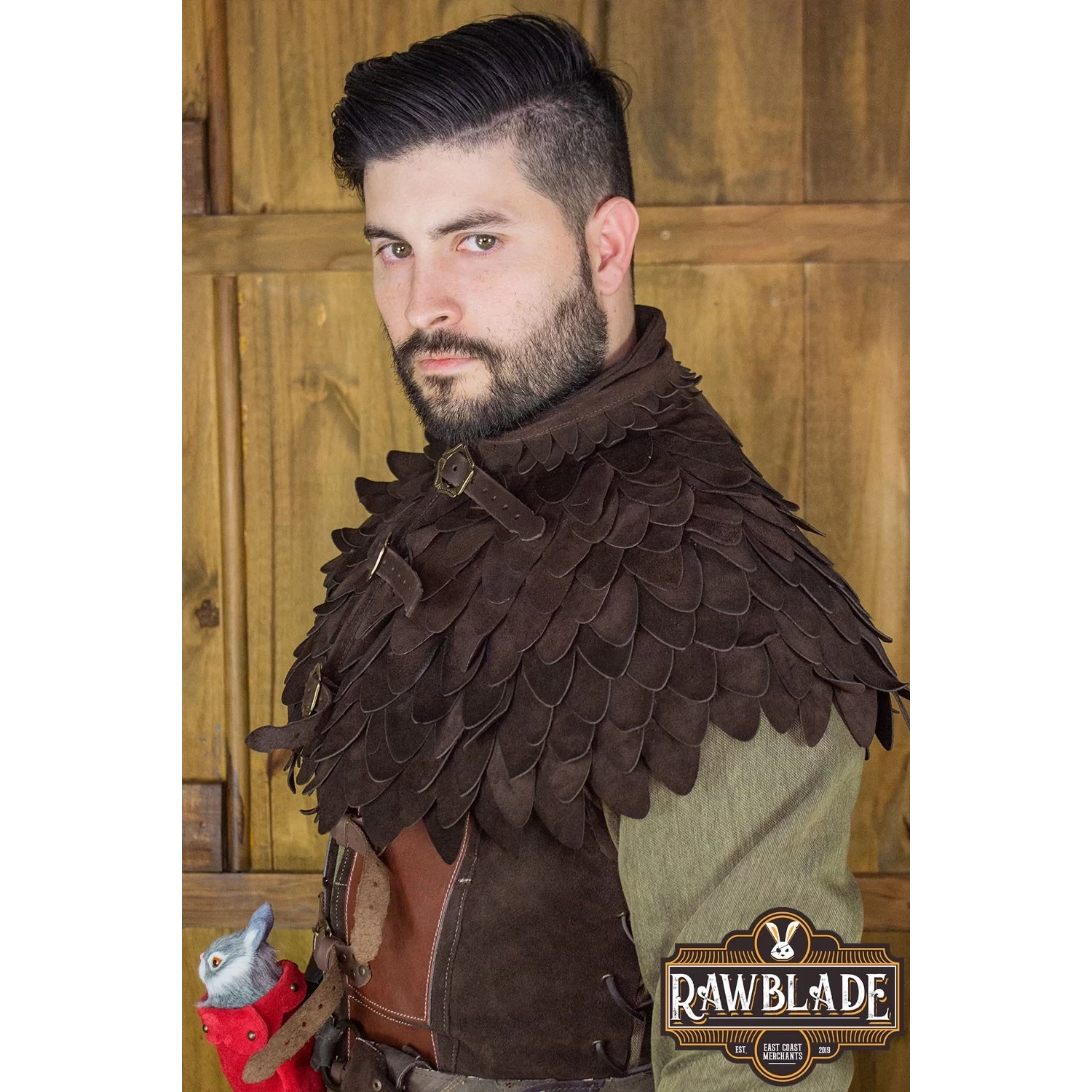 Oria Scale Gorget - Brown
